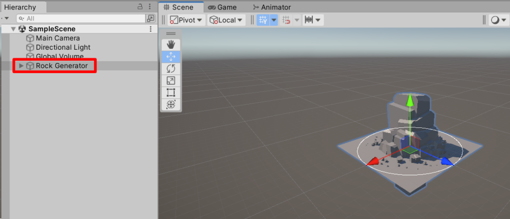 Unityで岩を作ってみる（Stylized Rock Generator） | 積みゲーの森